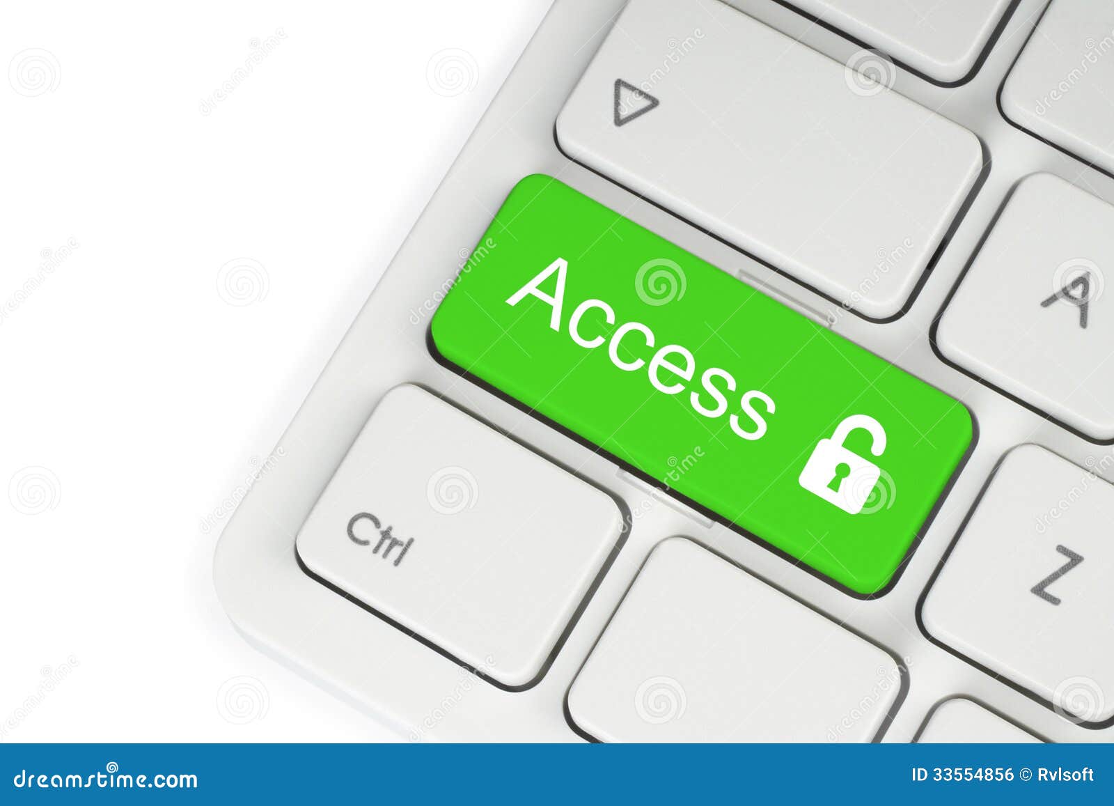 Open lock green button stock photo. Image of panel, connect - 33554856