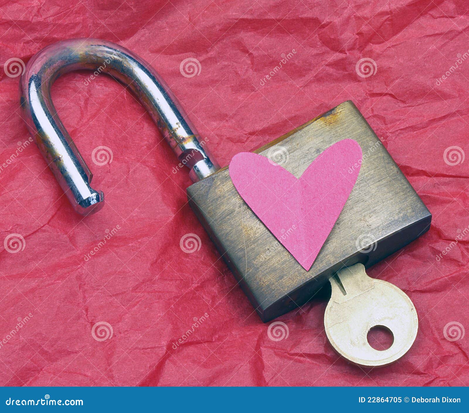 Open lock and key stock image. Image of metal, brass - 22864705