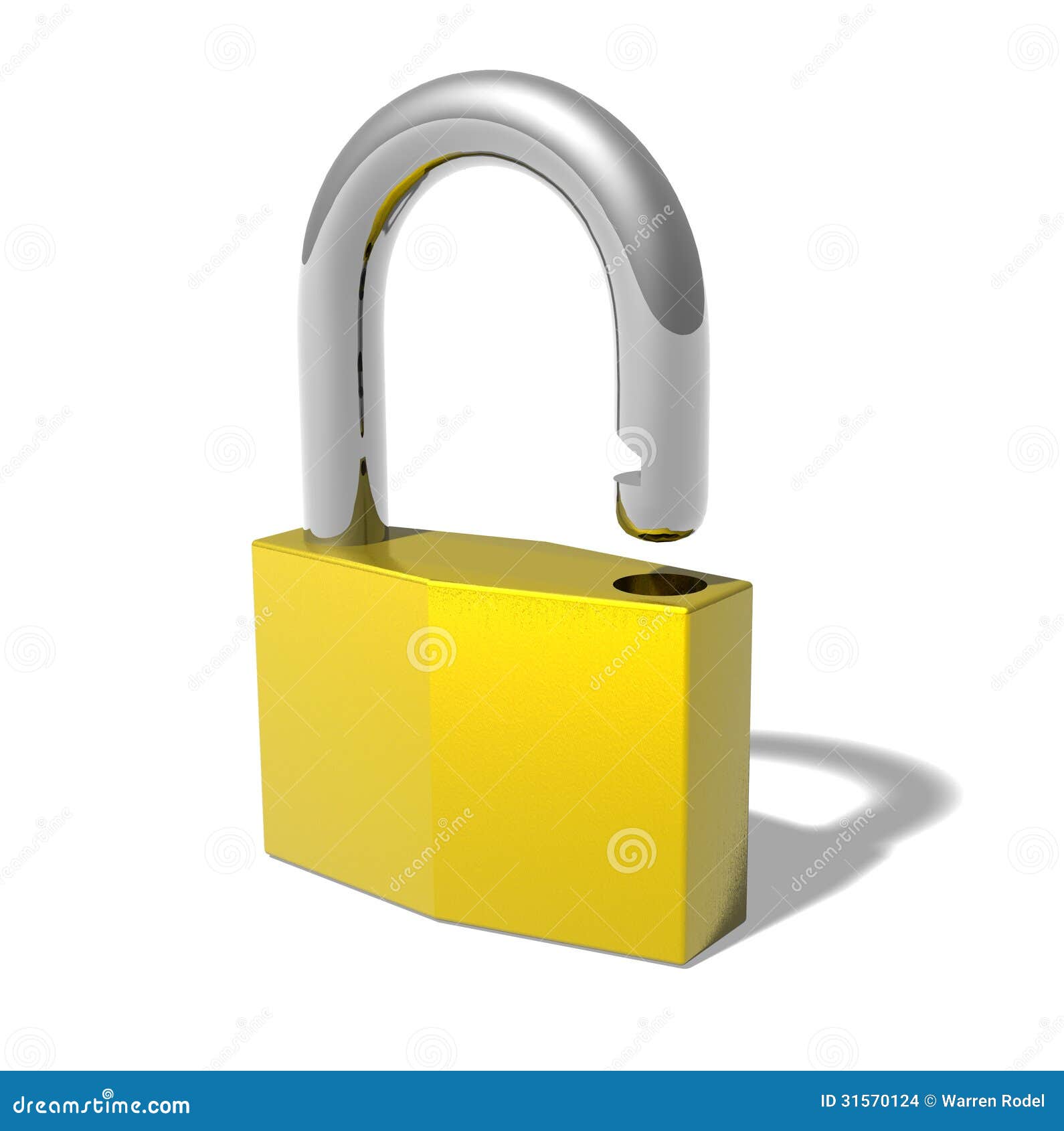 Open Padlock Clipart