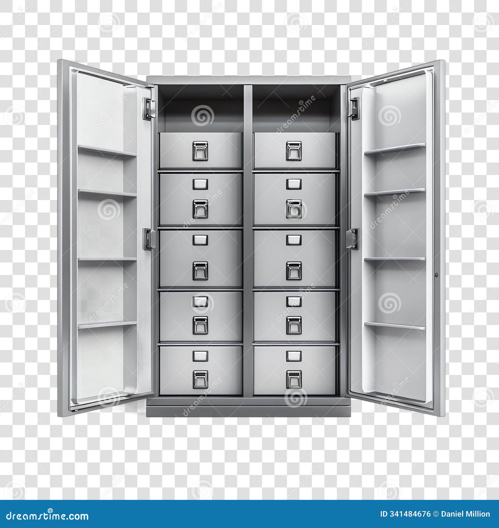 Open Locker stock illustration. Illustration of dinero - 341484676