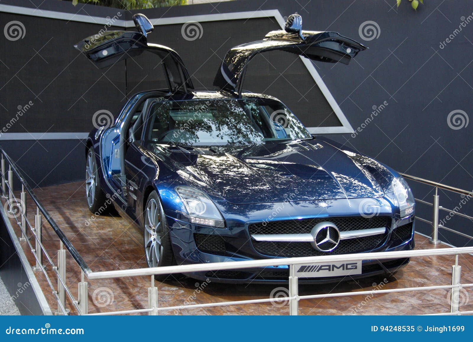 An Open Luxury Car on Display Editorial Image - Image of auto, wheels ...