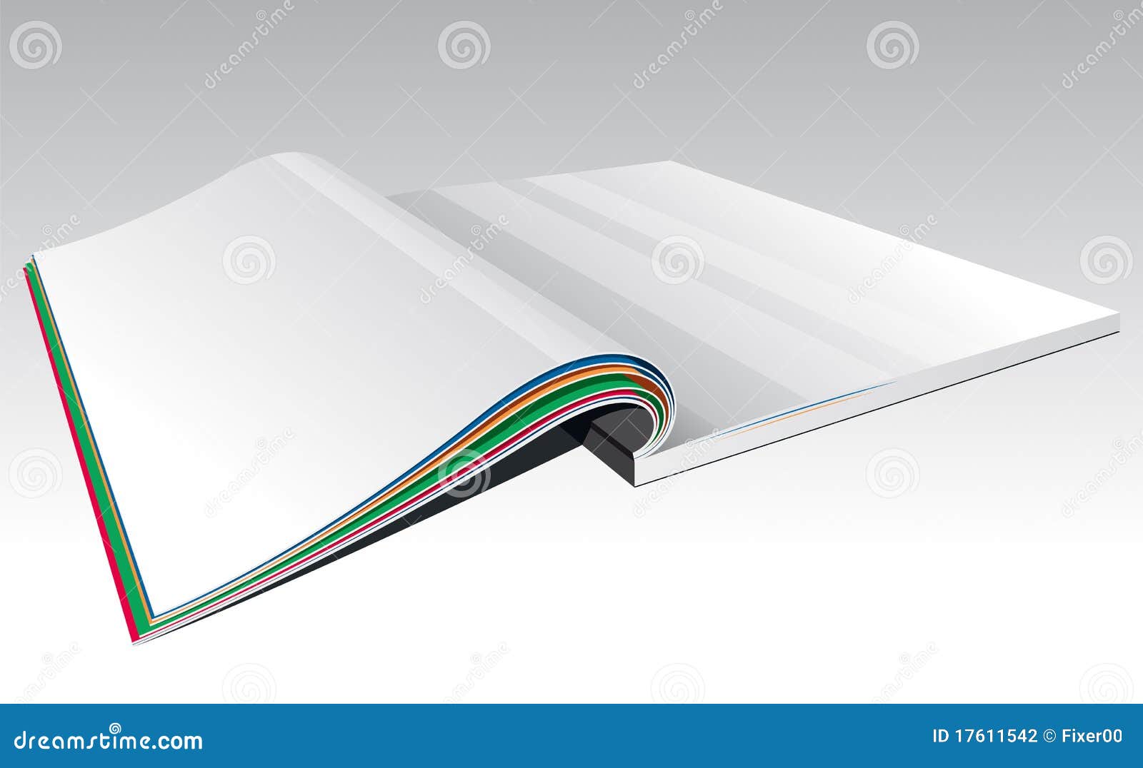 Open Magazine stock vector. Illustration of literature - 17611542