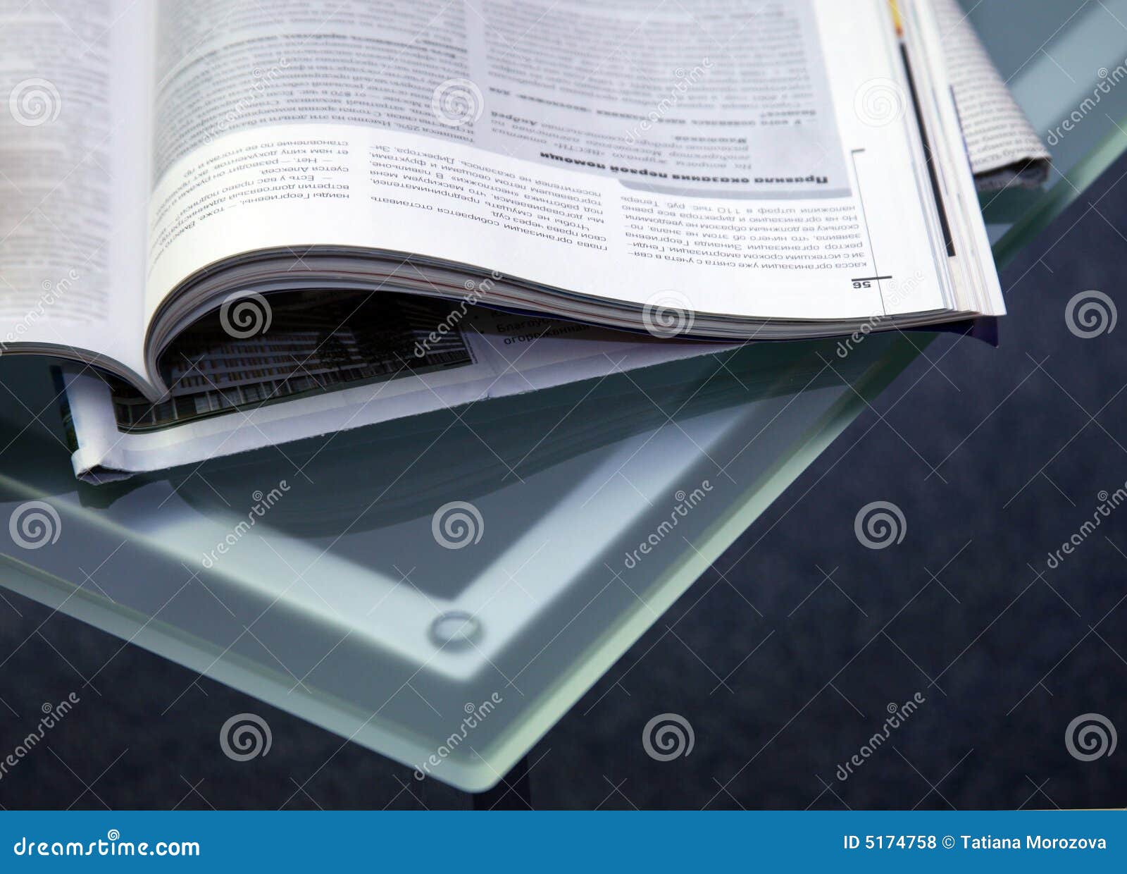 Open magazine stock photo. Image of articles, objects - 5174758