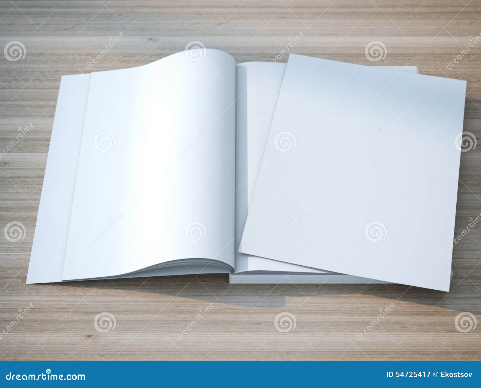 Open Magazine Double-page Spread Stock Image - Image of album, sheet ...