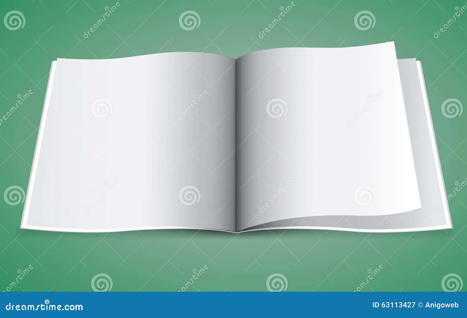Open magazine stock illustration. Illustration of business - 63113427