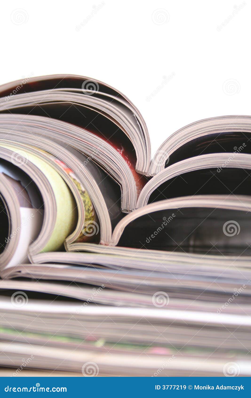 Open magazines stock image. Image of business, desk, publication - 3777219