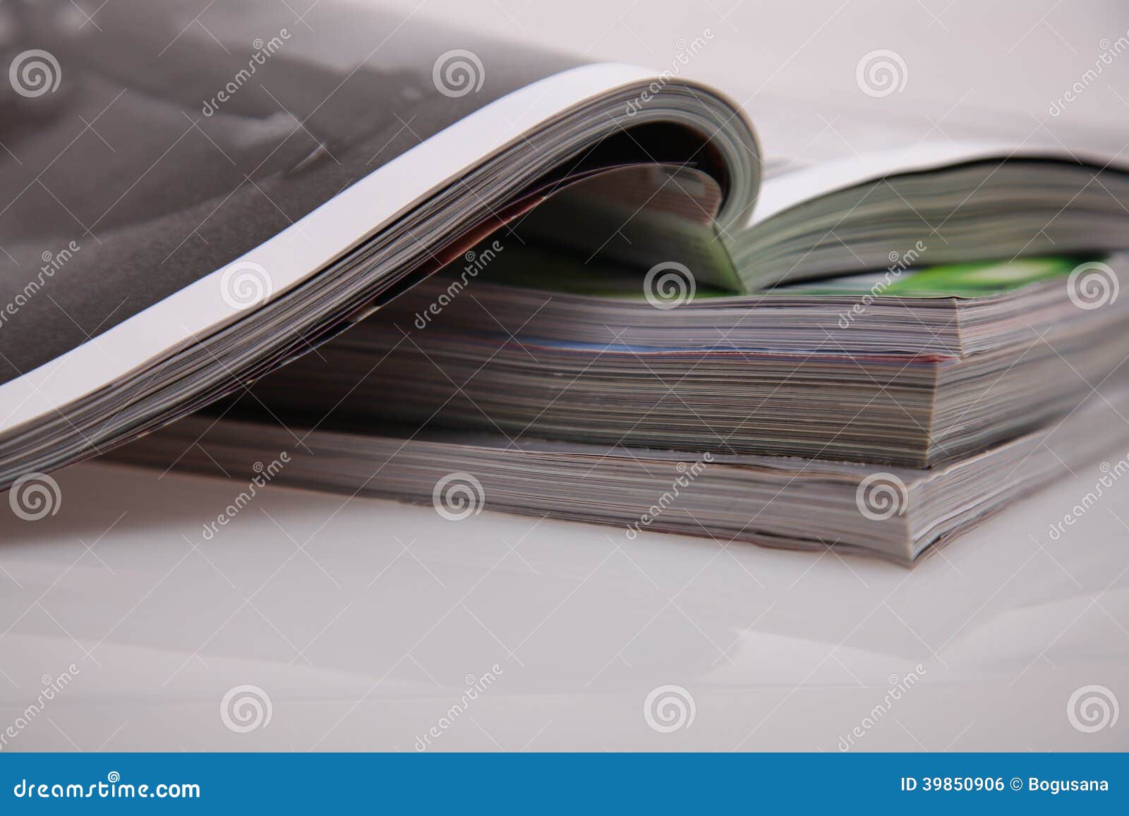 Open magazines stock photo. Image of heap, arrangement - 39850906