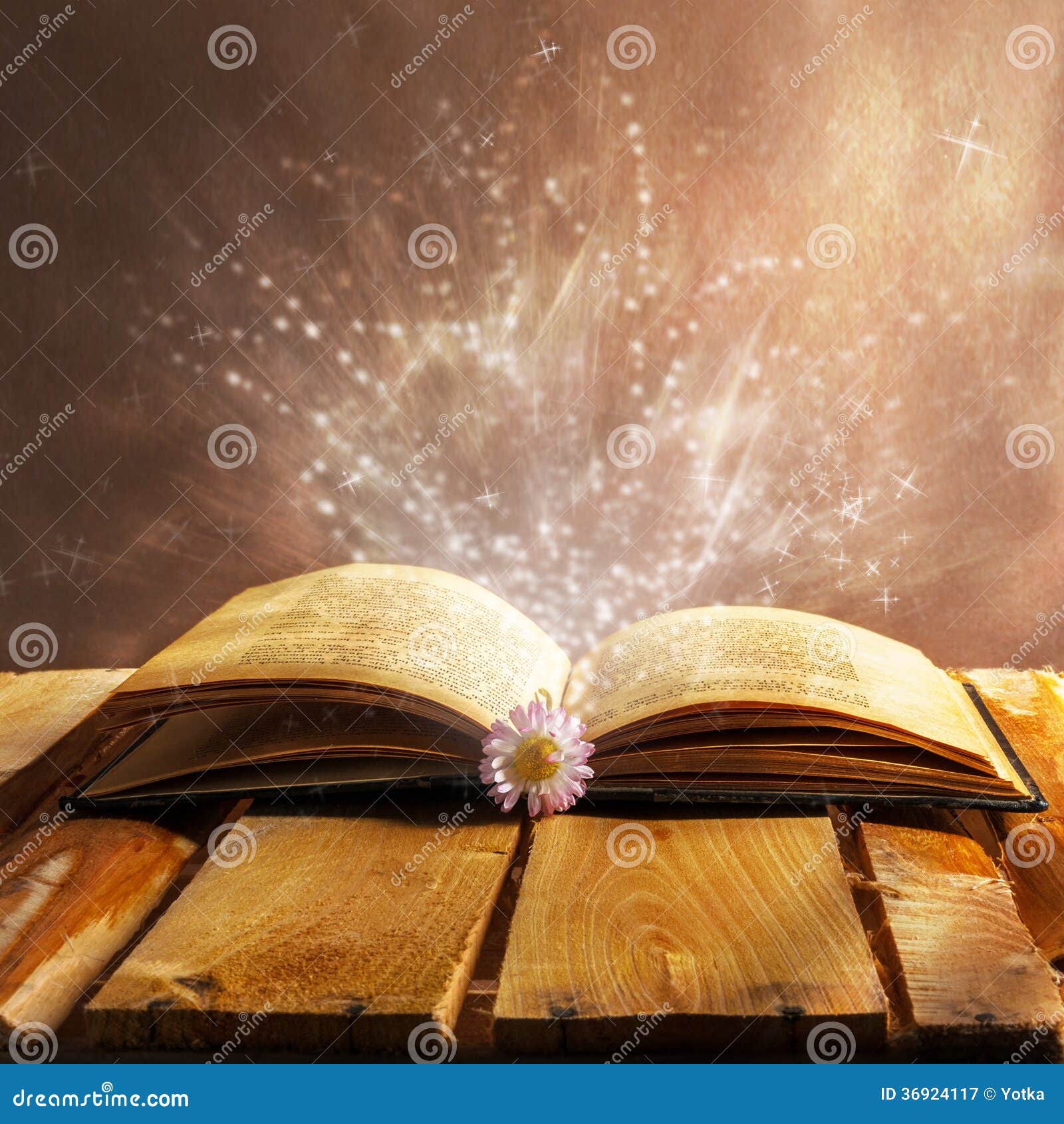 Open magisch boek stock afbeelding. Image of geheimzinnigheid - 36924117