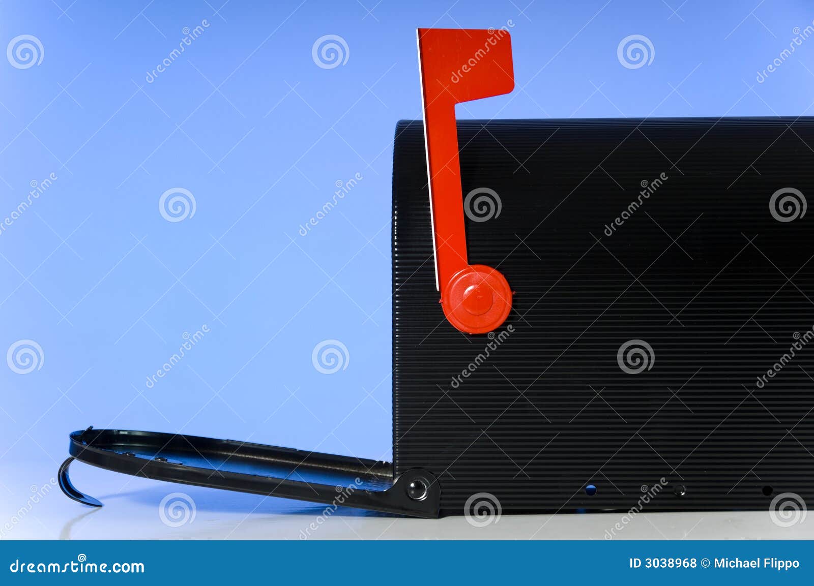 Open mail box stock photo. Image of copy, mail, flag, communication ...
