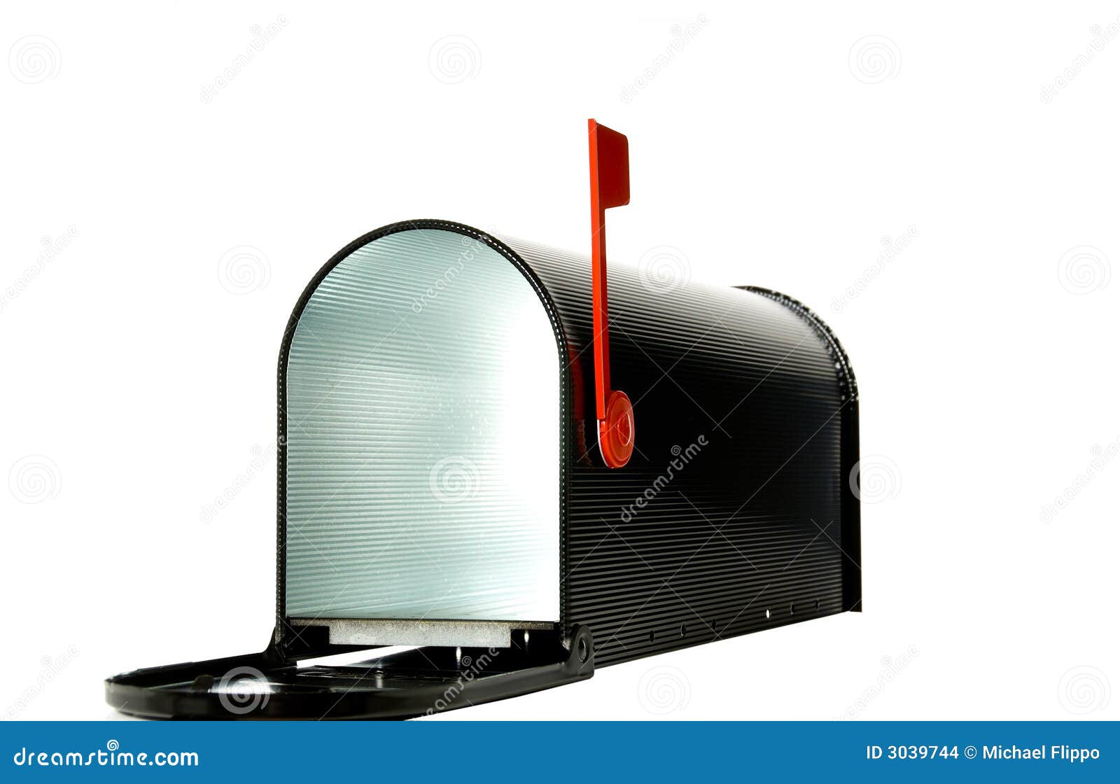 Open mail box stock photo. Image of background, fabricated - 3039744