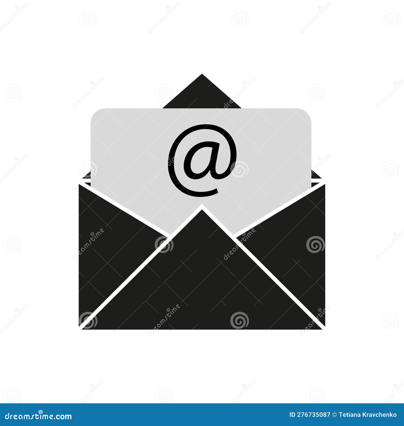 Open Mail Icon. Vector Illustration. Stock Image Stock Vector ...