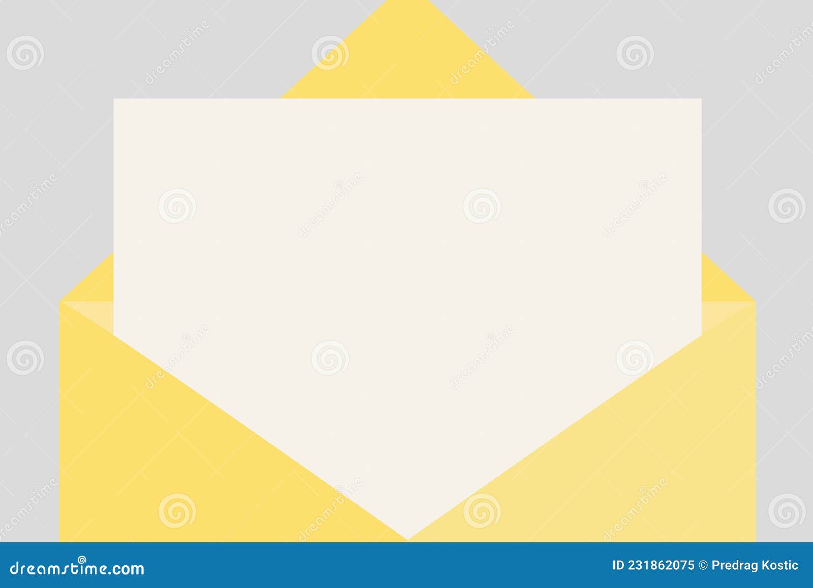 Open mail stock illustration. Illustration of isolated - 231862075