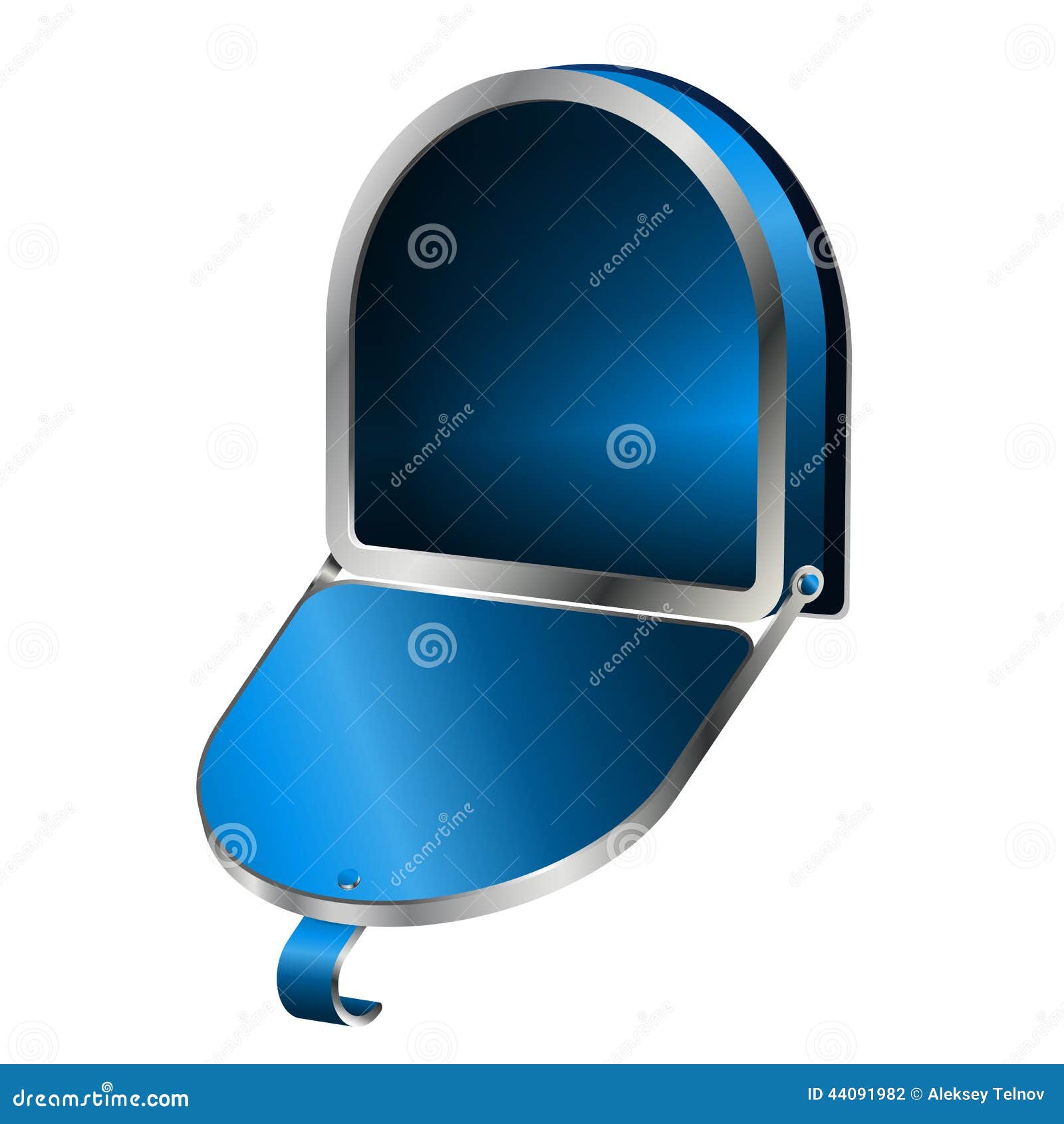 Open Red Mailbox. Mail And Message. Cartoon Flat Illustration. Work ...