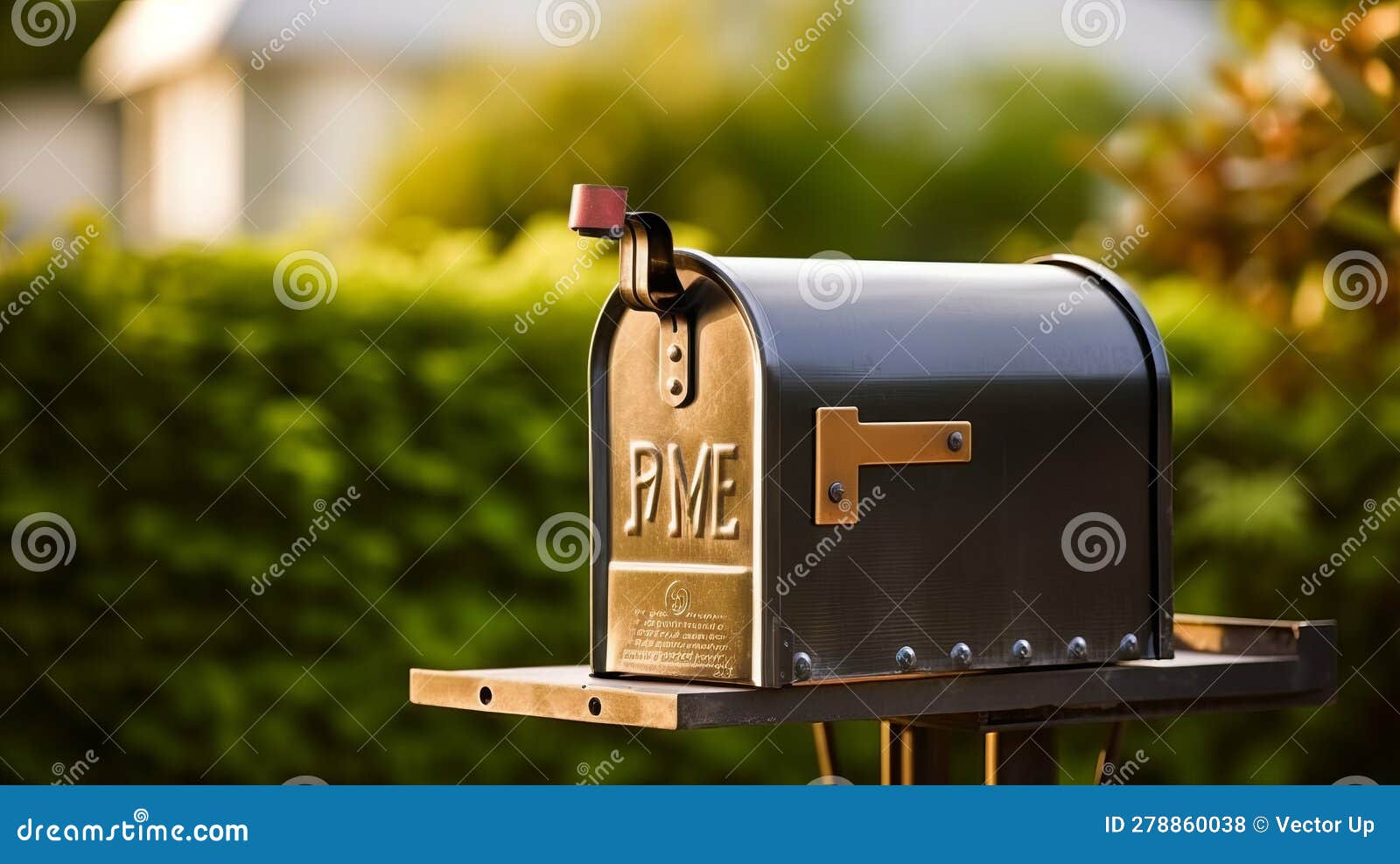 Open Mailbox with Letters. Generative AI Stock Illustration ...