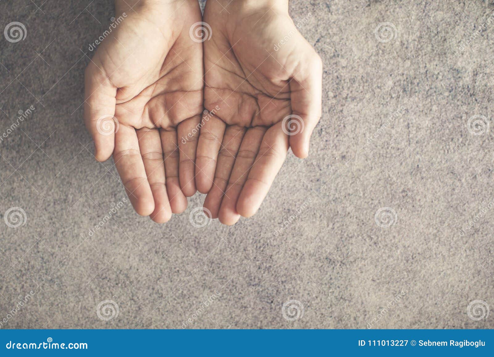 Open Male Hands High Angle View Stock Image - Image of male, high ...