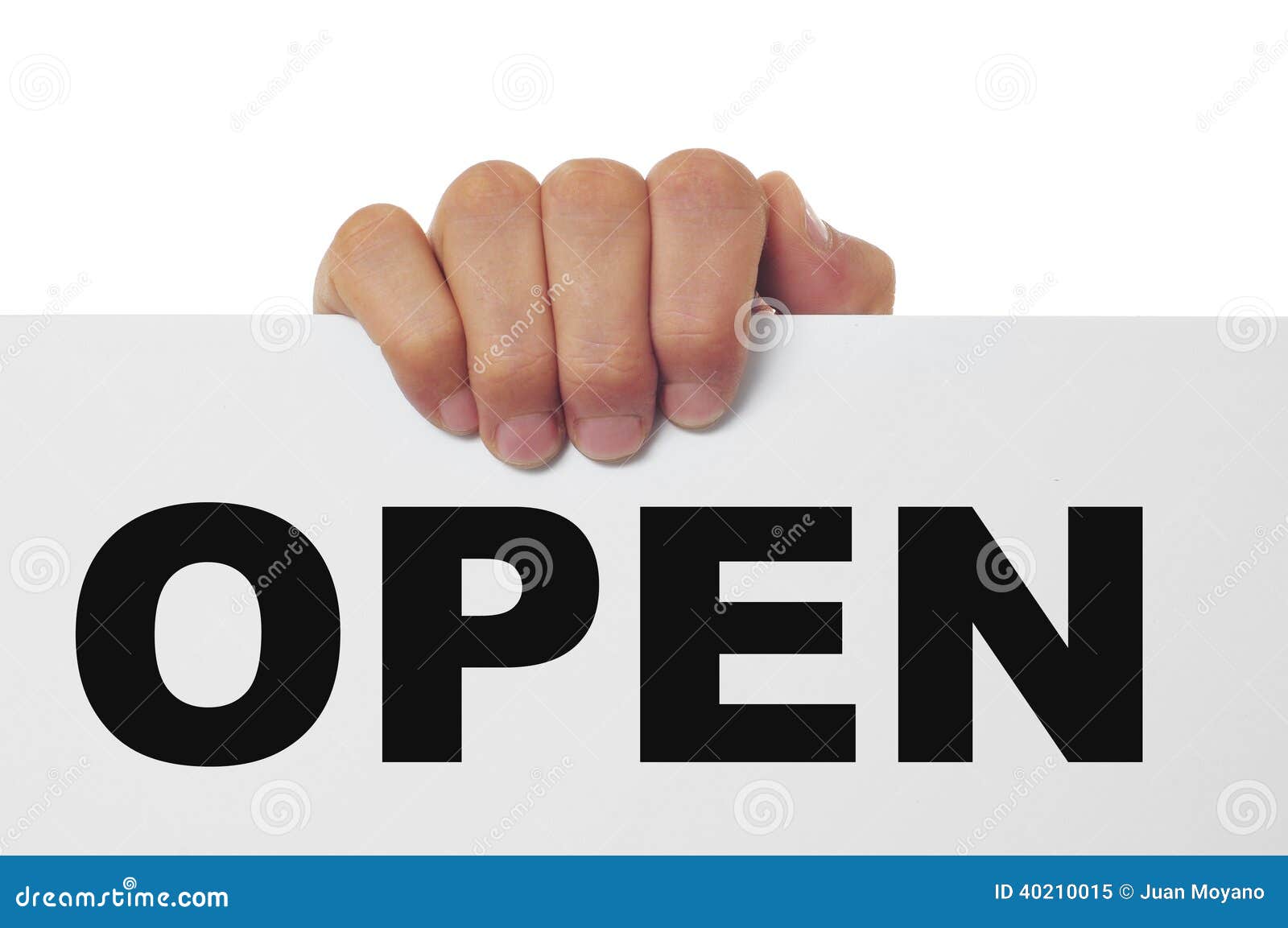 Open stock image. Image of retail, signboard, information - 40210015