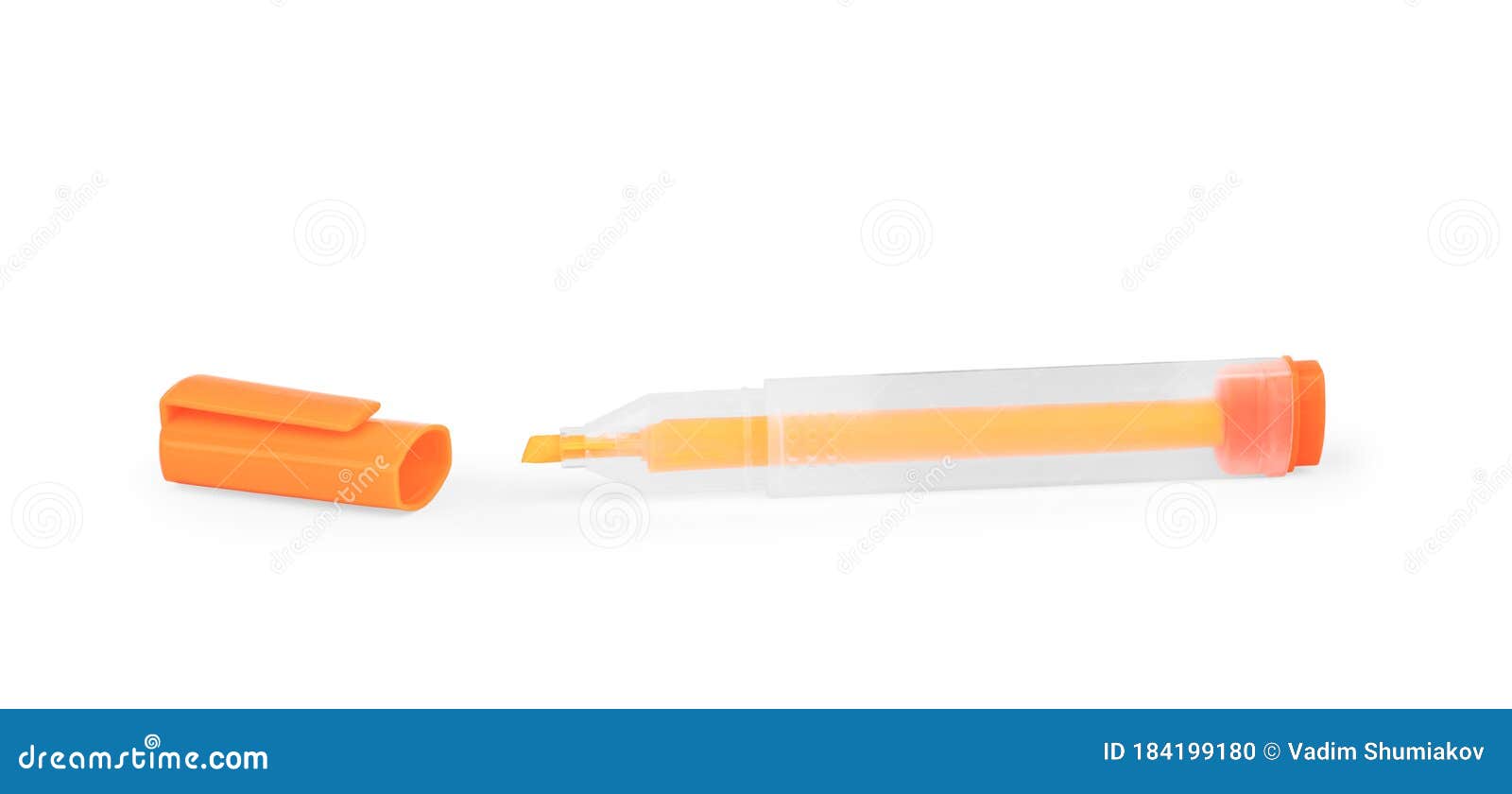 Open Marker Isolated on White Background Stock Photo - Image of paint ...