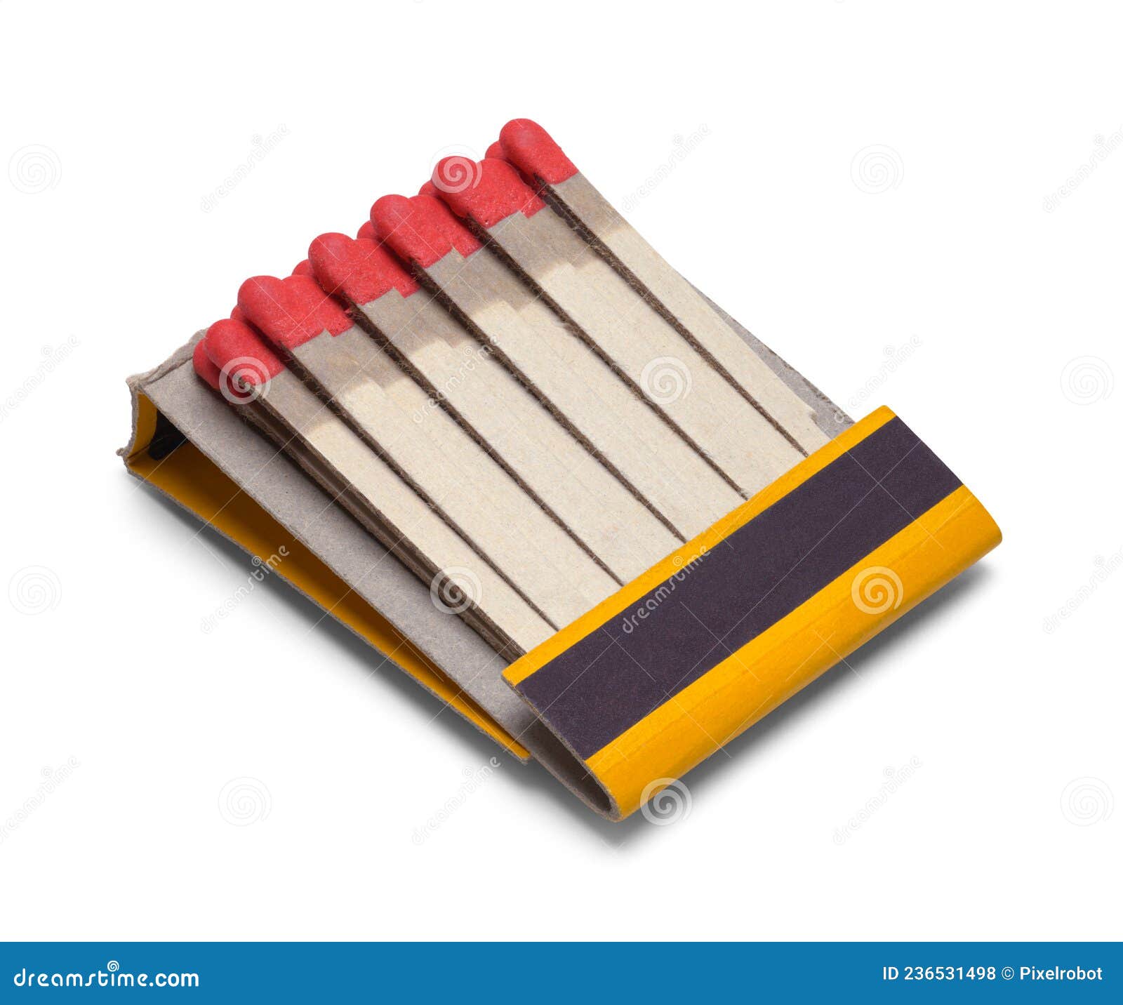 Open Matchbook stock photo. Image of flame, flammable - 236531498