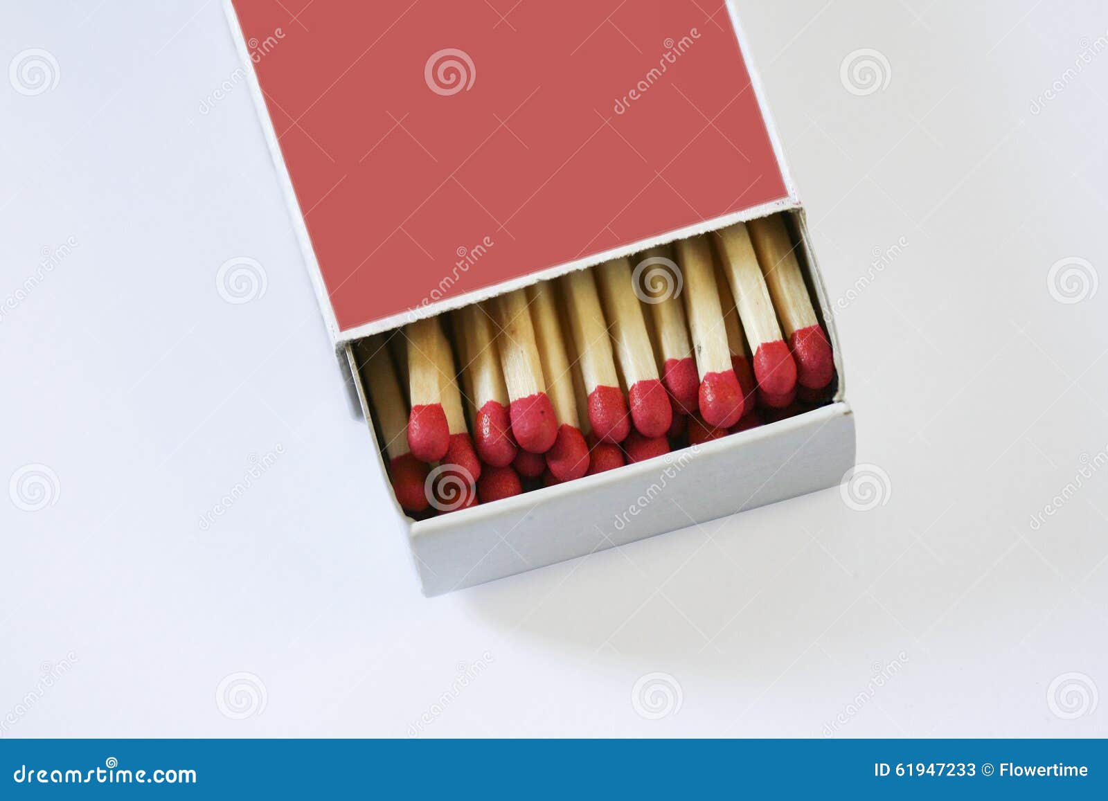 Open Matchbox with Matches Inside Stock Image - Image of close, objects ...