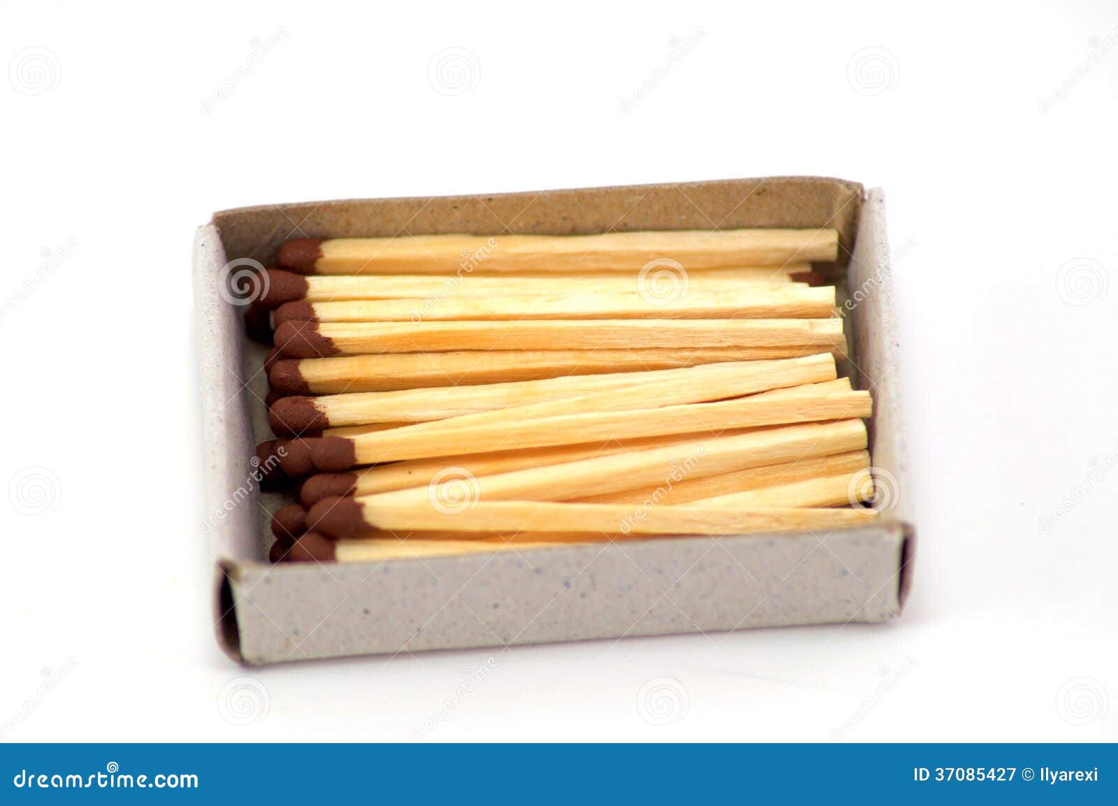 Open matchbox stock image. Image of equipment, matchstick - 37085427