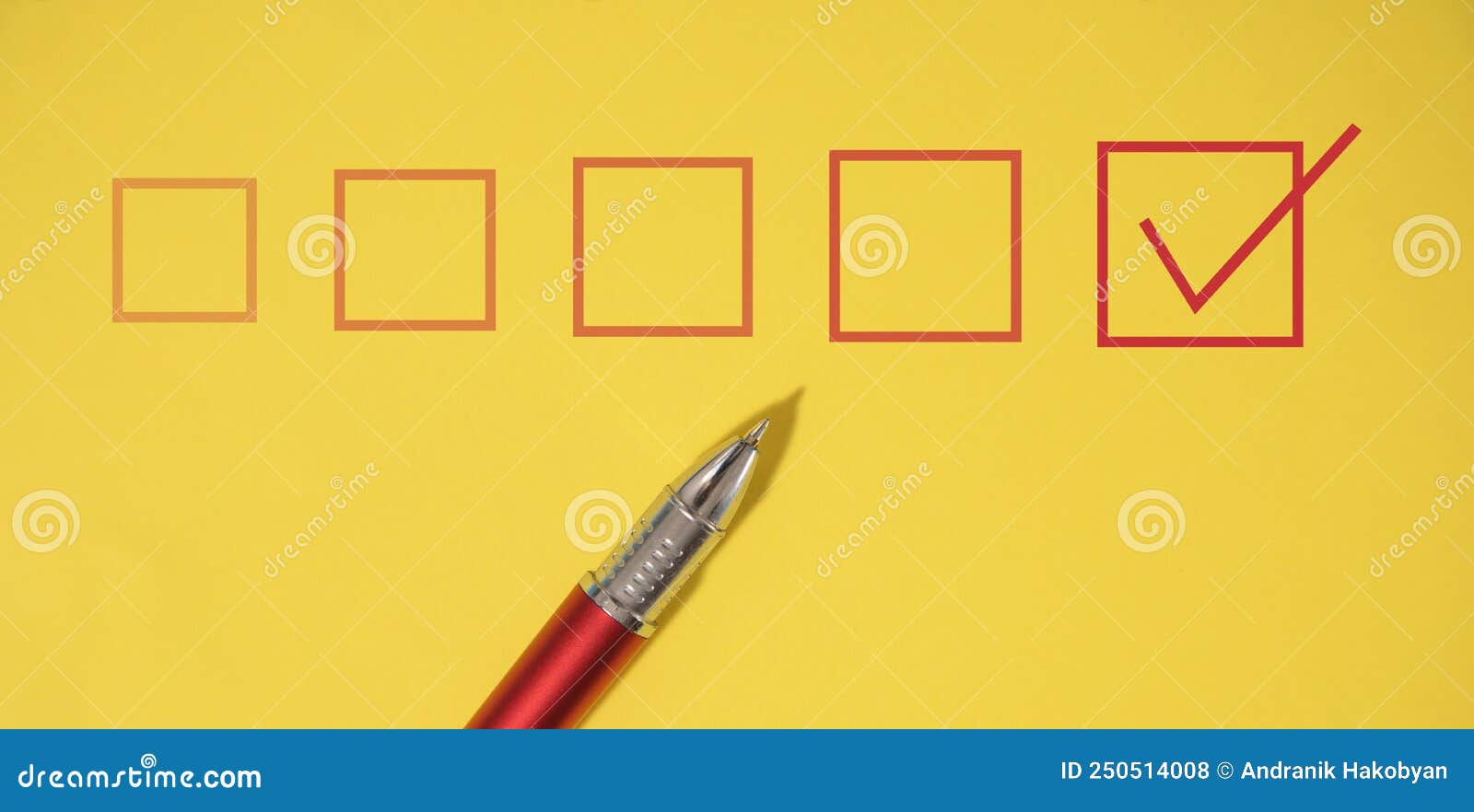 Open Met Checkbox in Checklist. Zakendoen Stock Foto - Image of keus ...