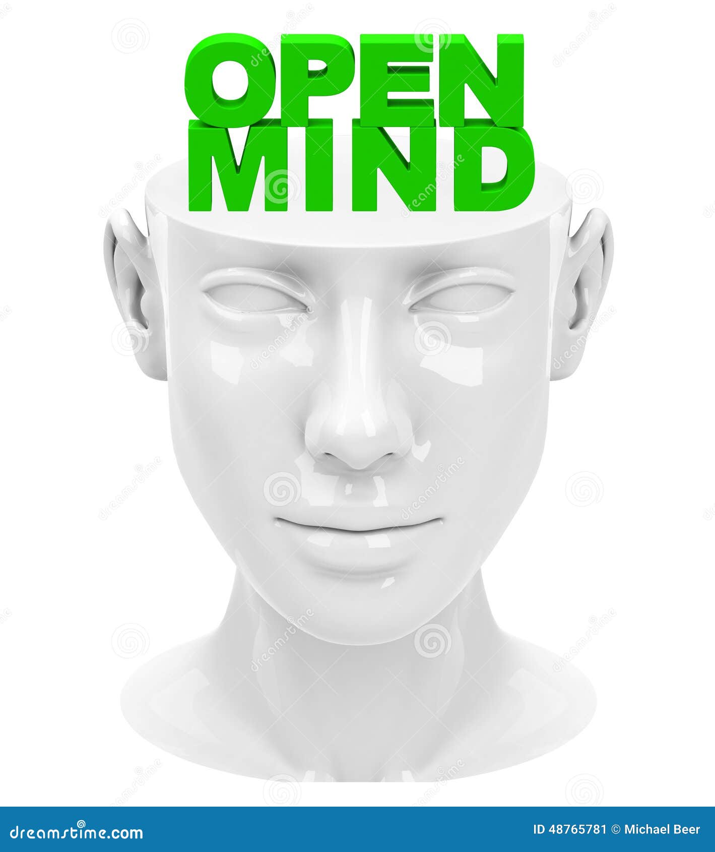 Open mind stock illustration. Illustration of mind, imagination - 48765781
