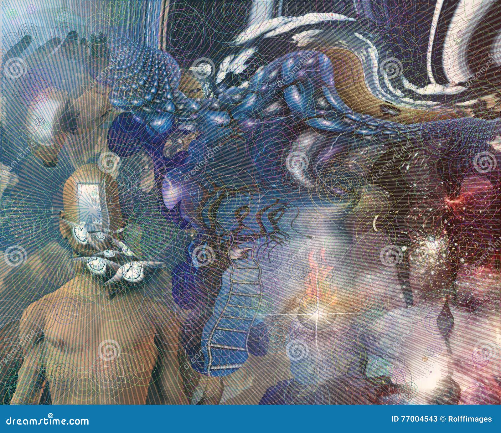 Open Mind stock illustration. Illustration of artistic - 77004543