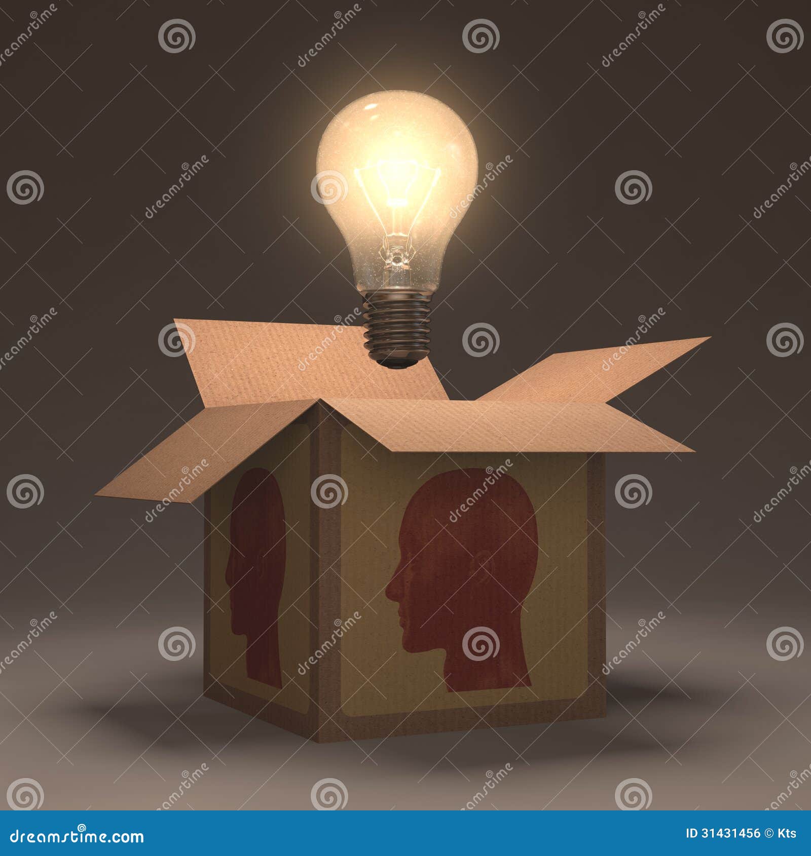 Open Mind stock illustration. Illustration of open, power - 31431456