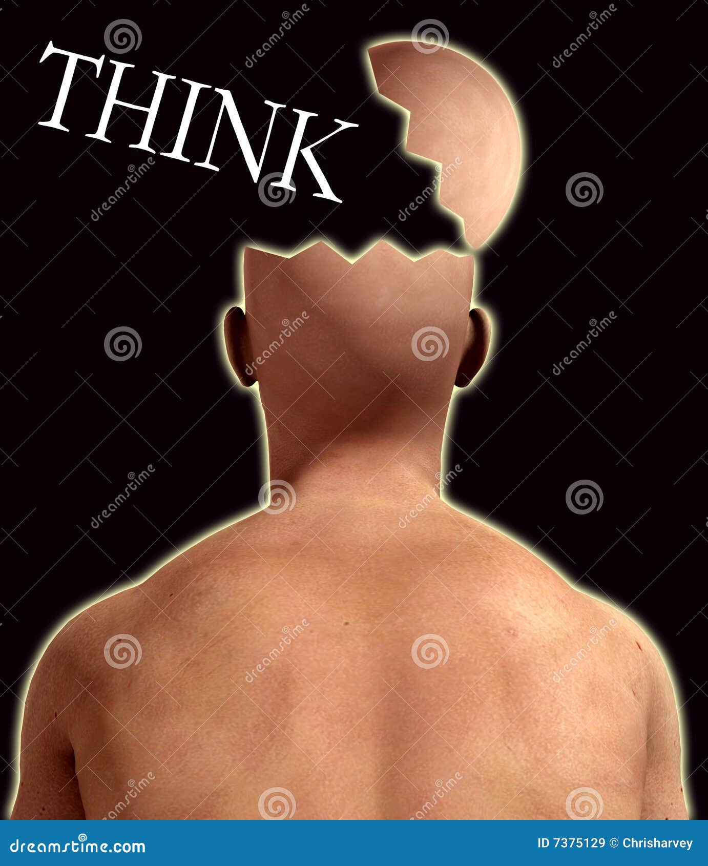 Open Mind Thinking stock illustration. Illustration of conceptual - 7375129