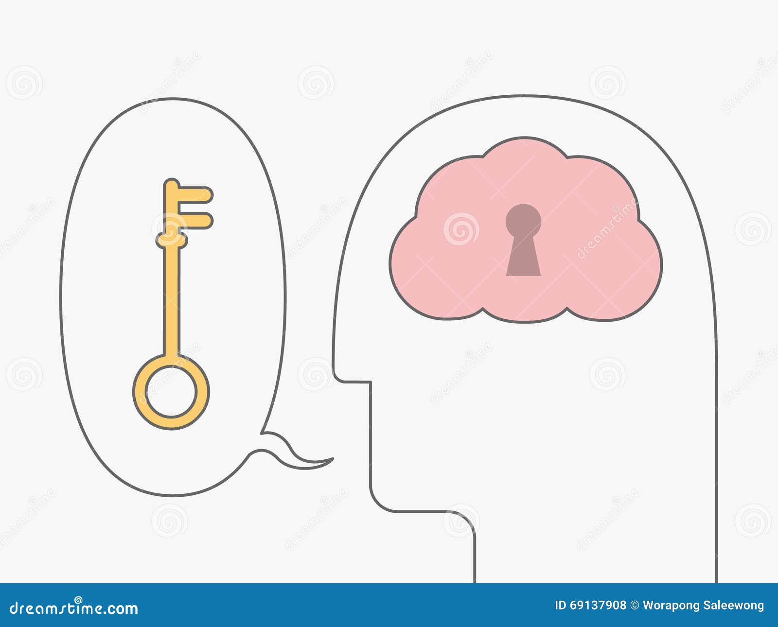 Open mind stock vector. Illustration of suggestions, abstract - 69137908