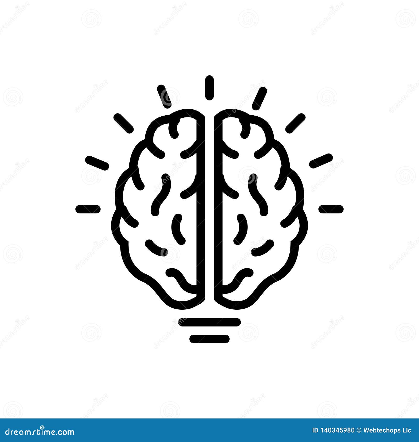 Black Line Icon for Open Minded, Concept and Open Stock Vector ...