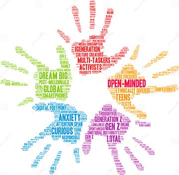 Open-Minded Word Cloud stock vector. Illustration of global - 150716397