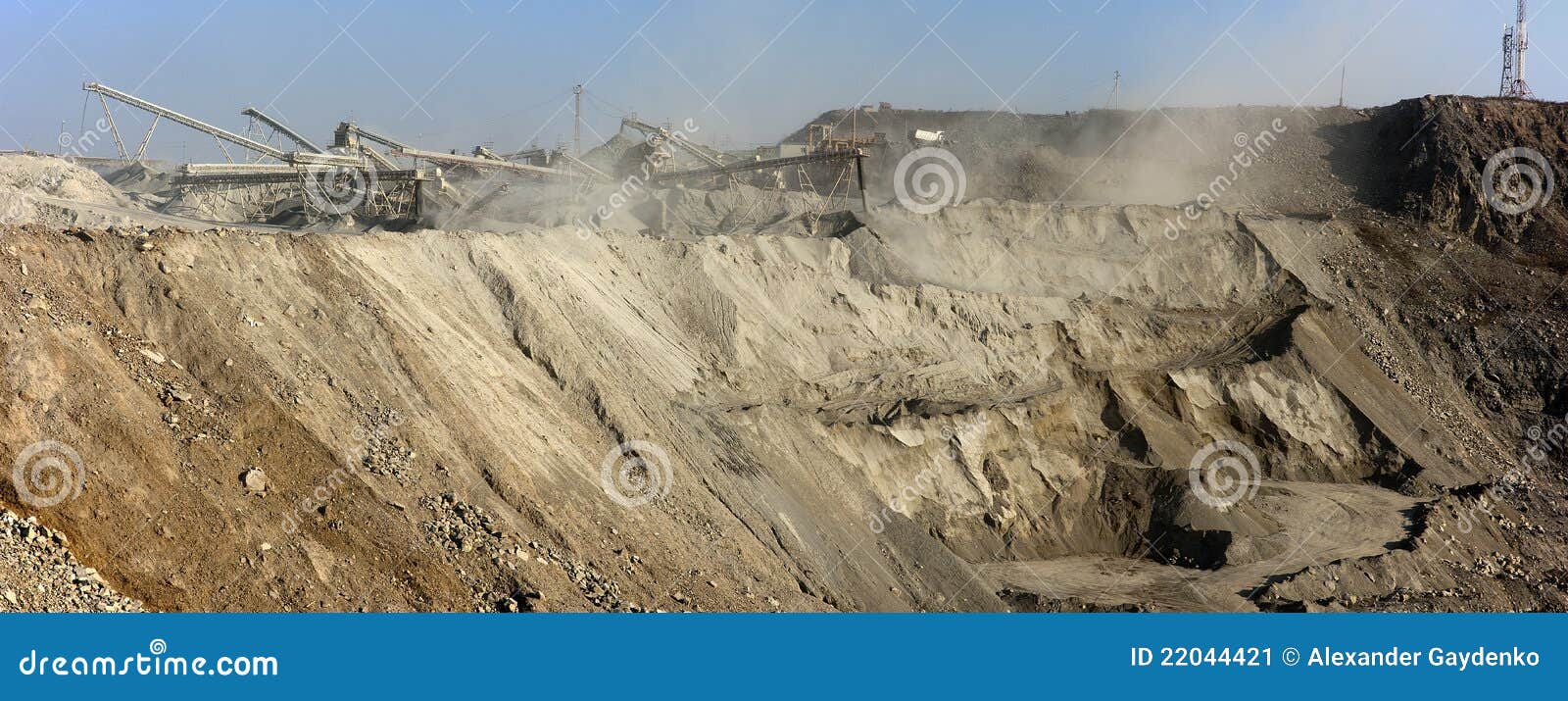 Open mine or quarry stock image. Image of mining, geological - 22044421