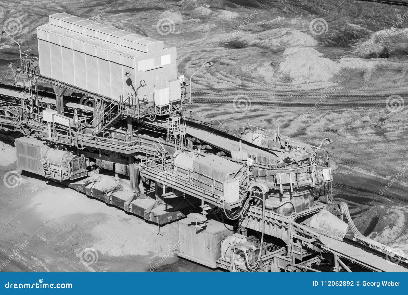 Open Mining of Coal by Open Method Stock Photo - Image of ...