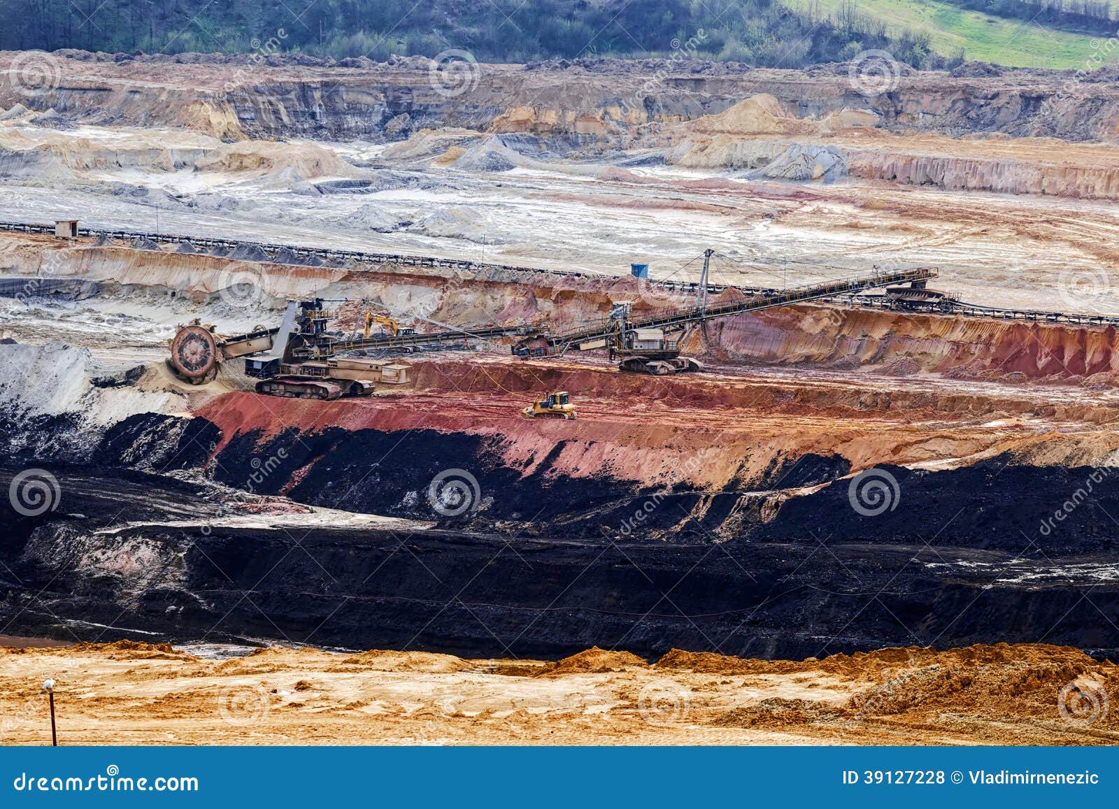 Open mining pit stock photo. Image of stone, rock, land - 39127228