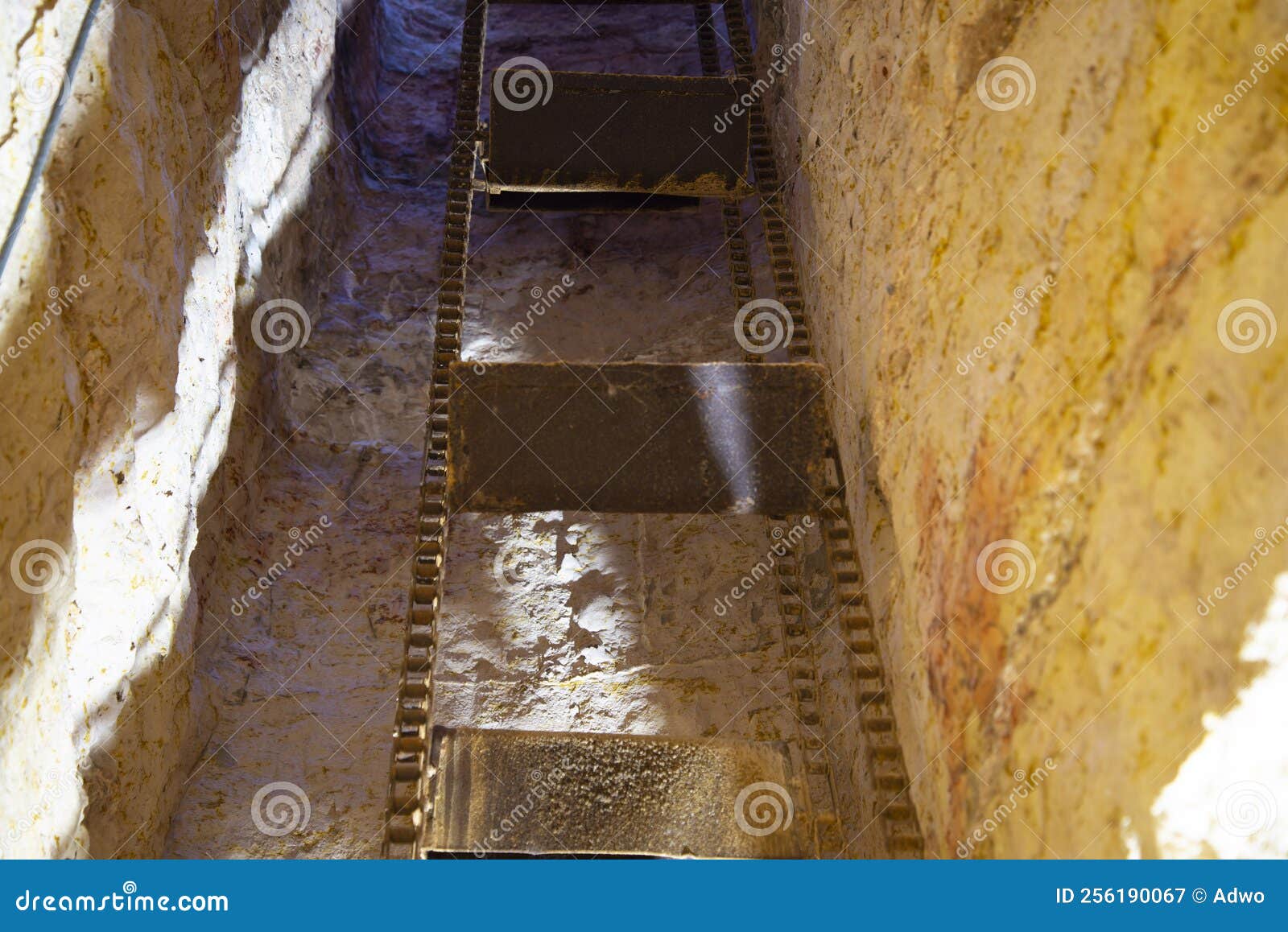 Open Mining Shaft stock image. Image of coober, fence - 256190067