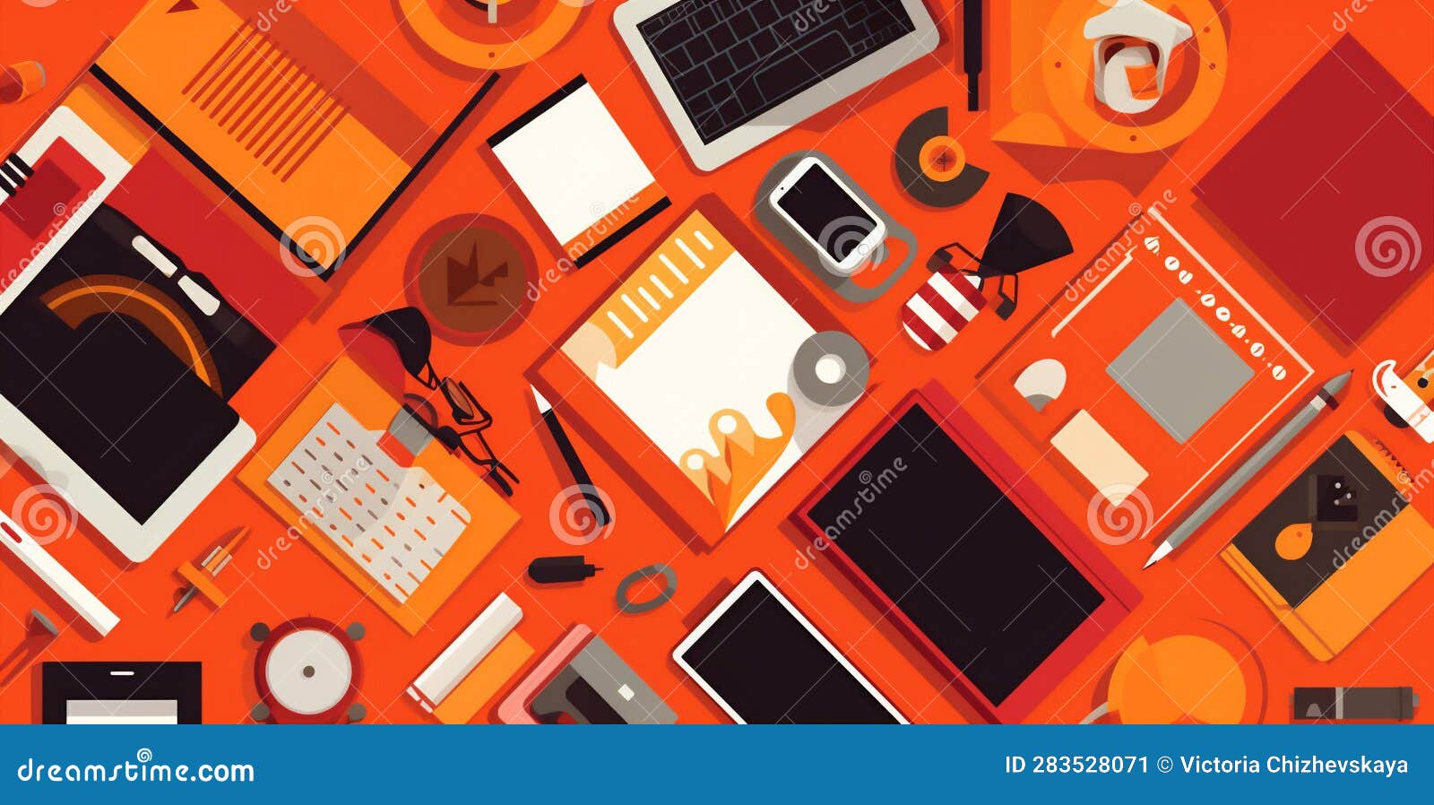 Orange Business Desktop Background Technology Gadget Computer Colours ...