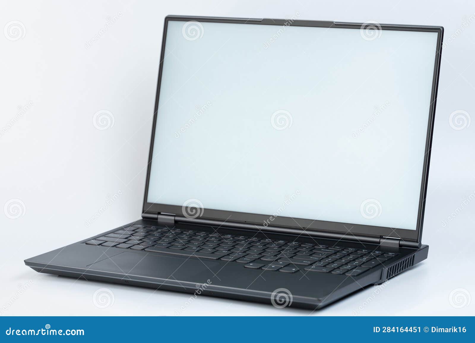 Open Modern Laptop Isometric View Stock Image - Image of open, display ...