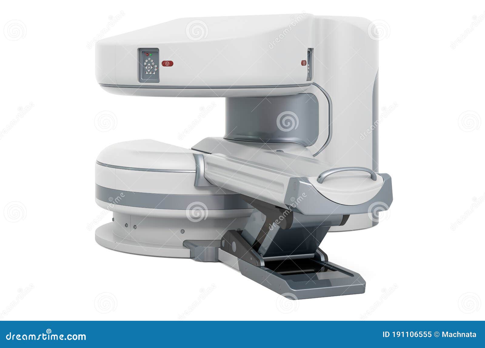 Open MRI Machine, 3D Rendering Stock Illustration - Illustration of ...