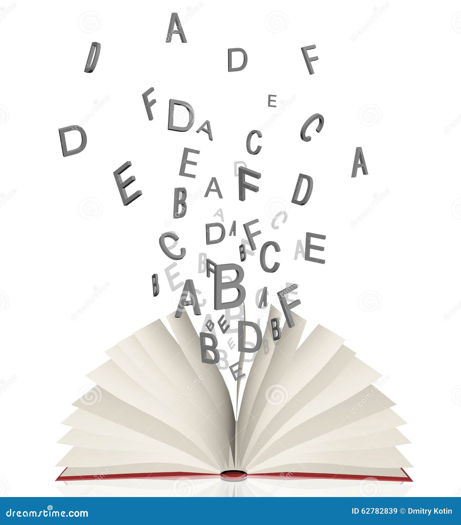 Open mysterious book stock image. Image of concept, hobbies - 62782839