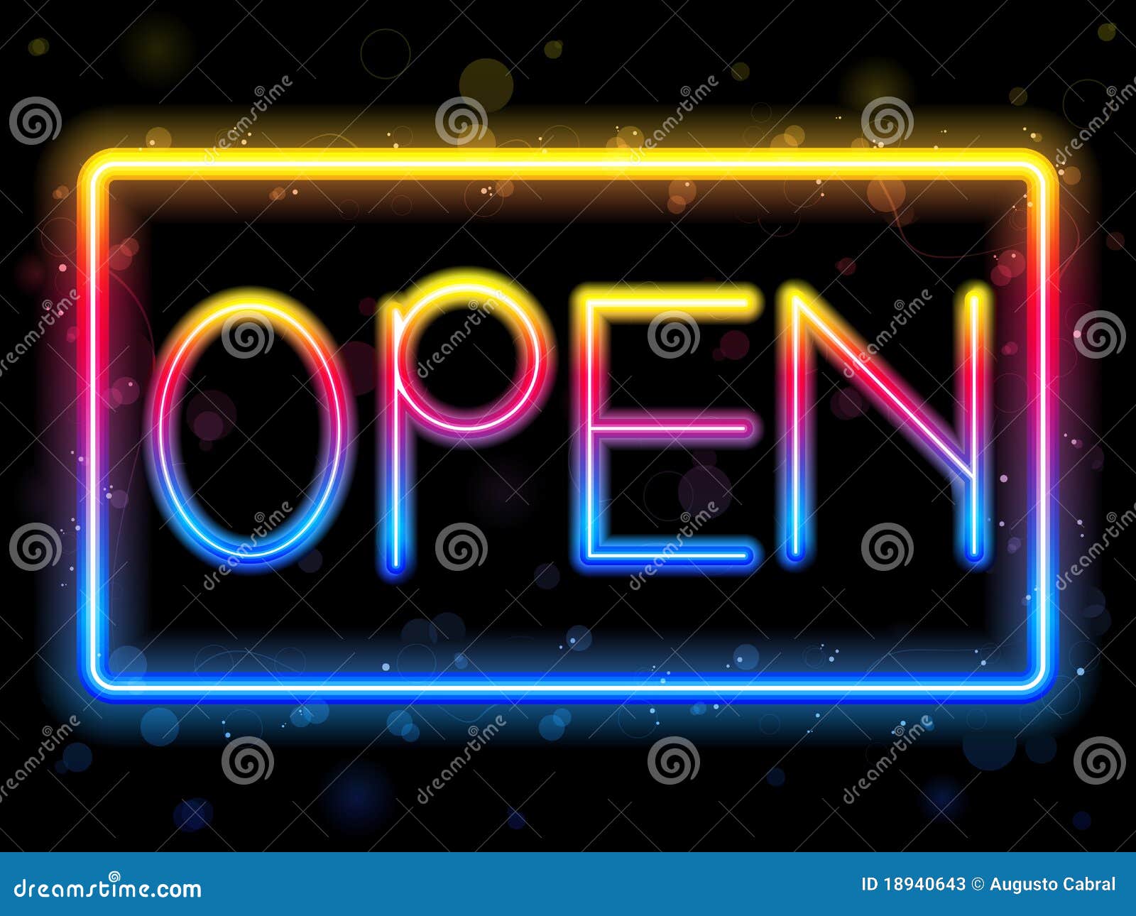 Colorful Open Signs