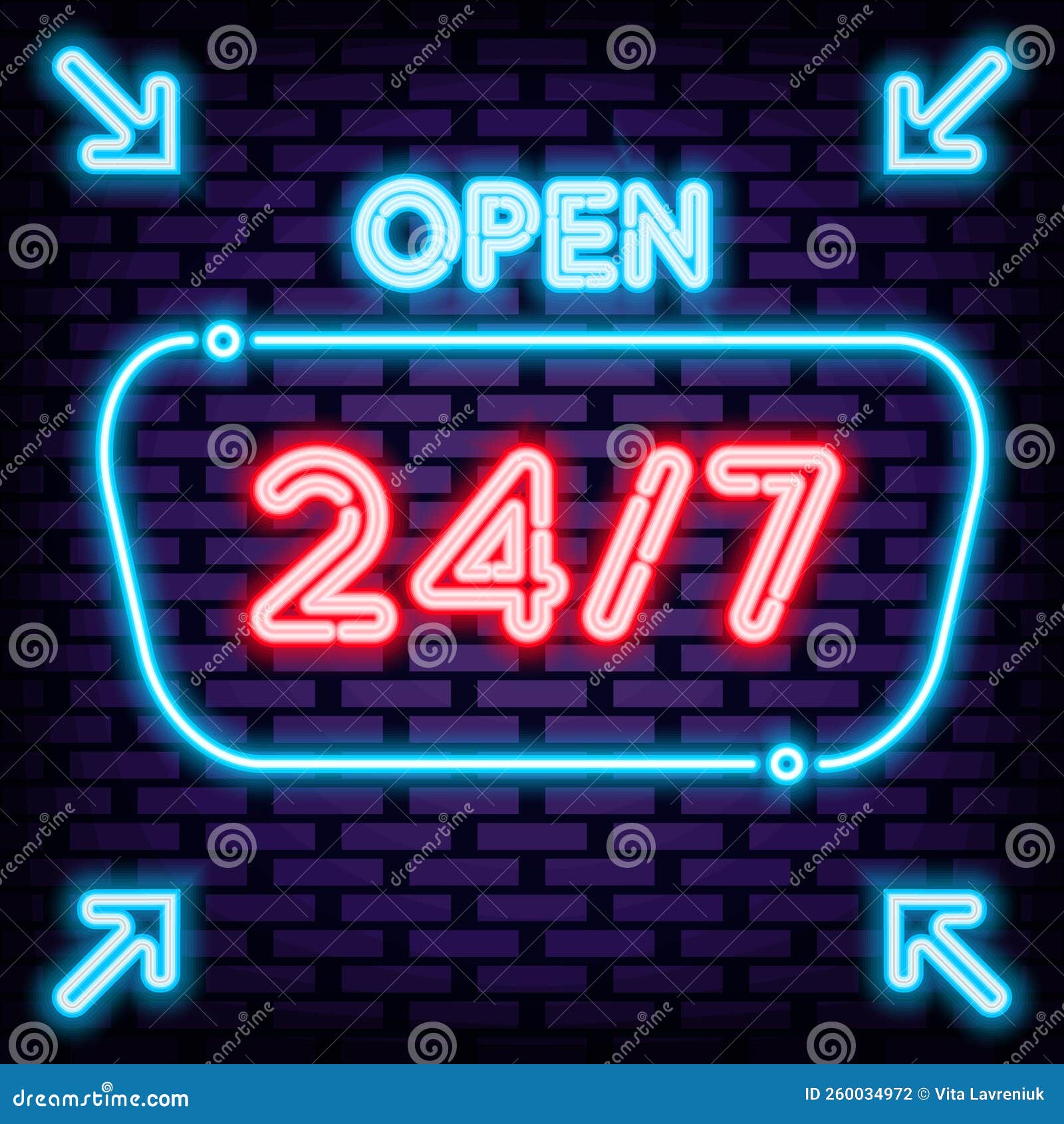 44766 Neon Sign Vector. Neon Script. Light Banner. | CartoonDealer.com ...