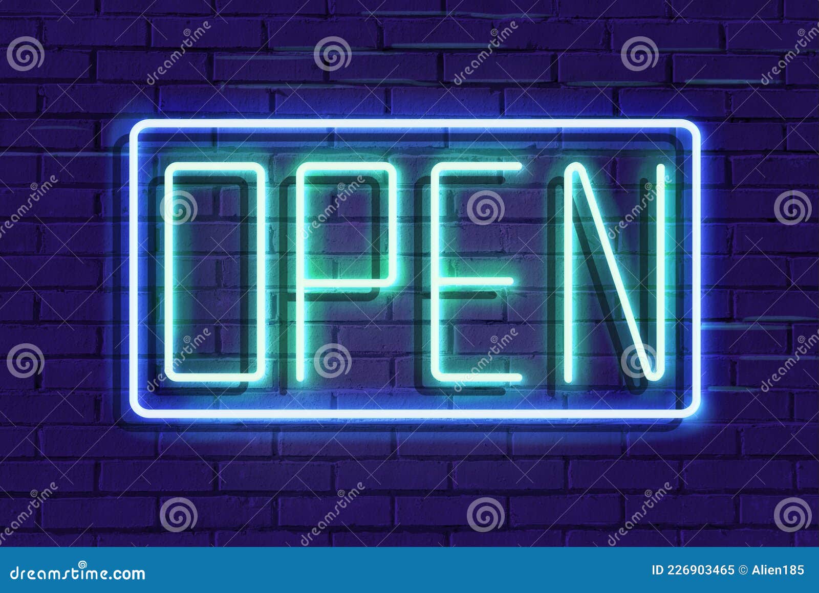 Neon New Store Grand Opening Gift Sign In Circle Shapes With Alphabet ...