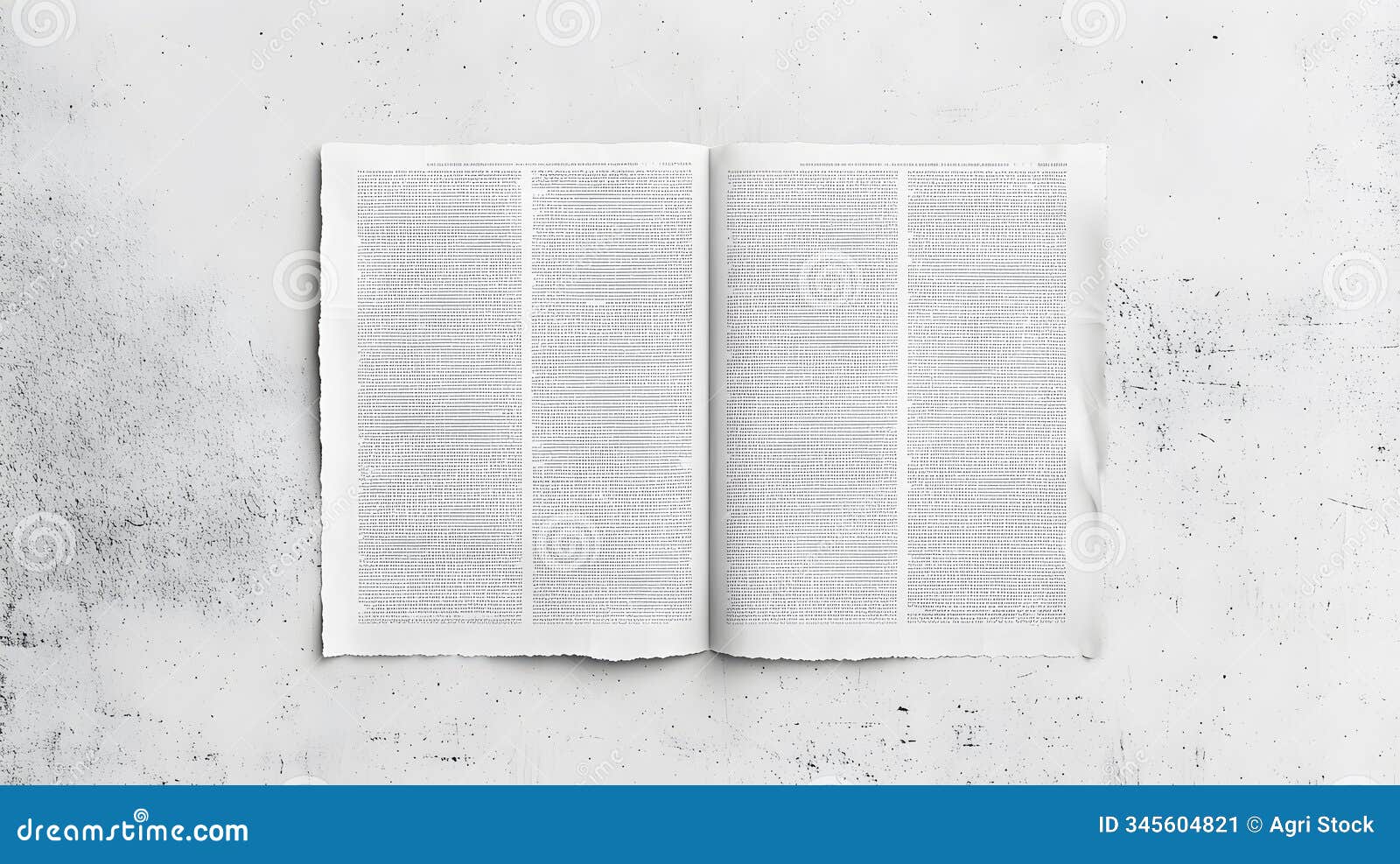 Open Newspaper Mockup With Green Screen For Advertisement Or News Stock ...