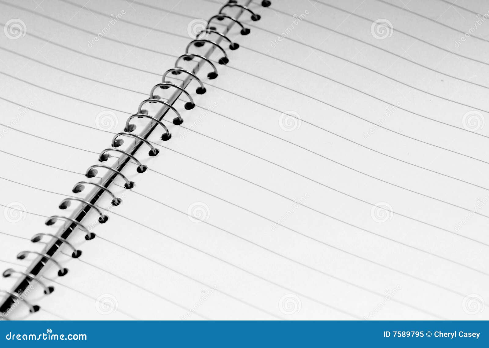 Open notebook stock image. Image of notebook, book, line - 7589795