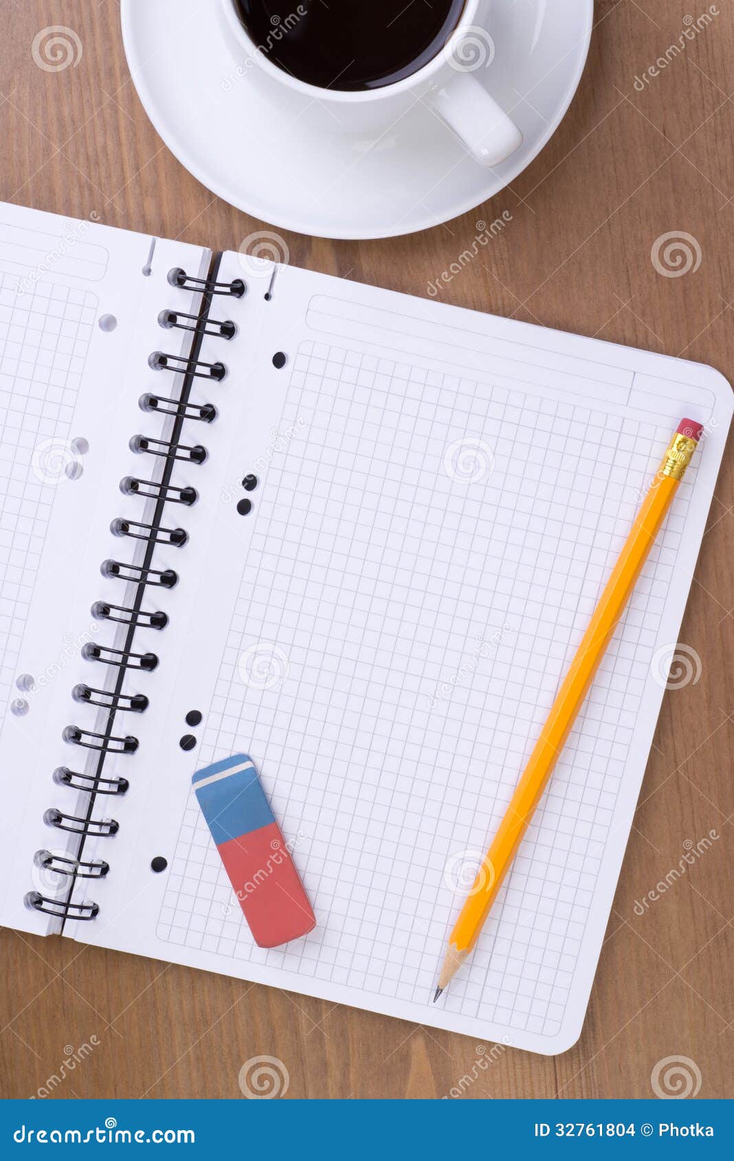 Open notebook stock photo. Image of business, brown, notebook - 32761804