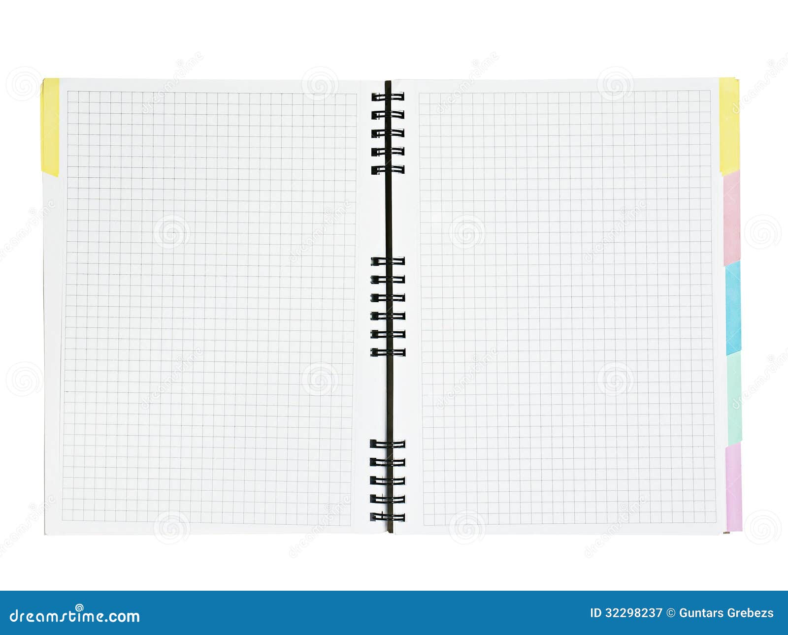 Open notebook stock image. Image of note, sketch, paper - 32298237