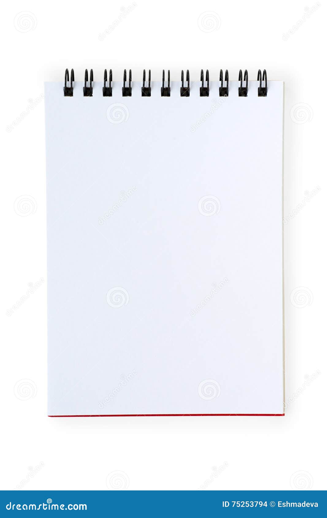 Open Notebook Isolated with Clipping Path Stock Photo - Image of ...
