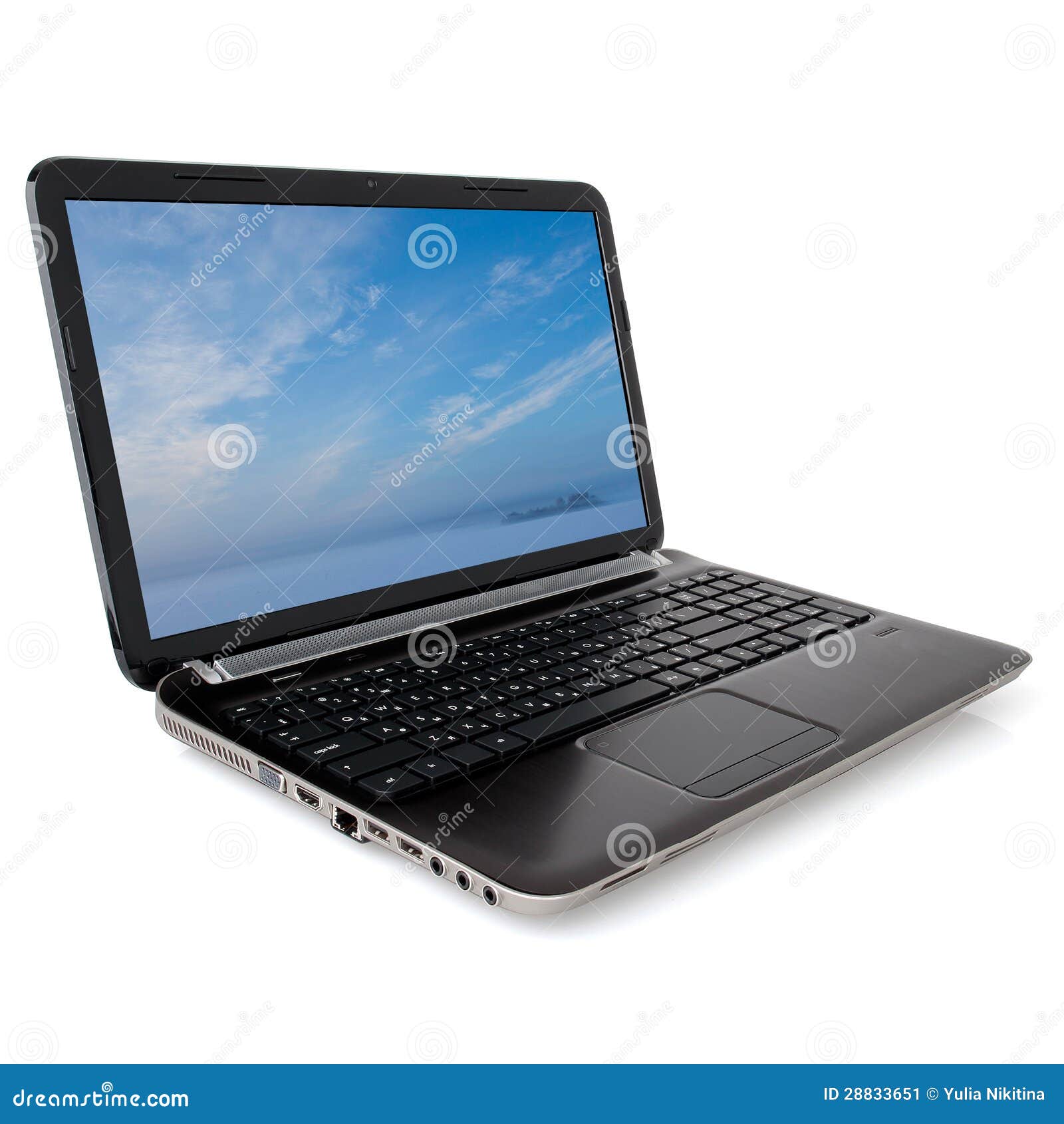 Open Notebook Isolated on White Stock Image - Image of notebook, black ...