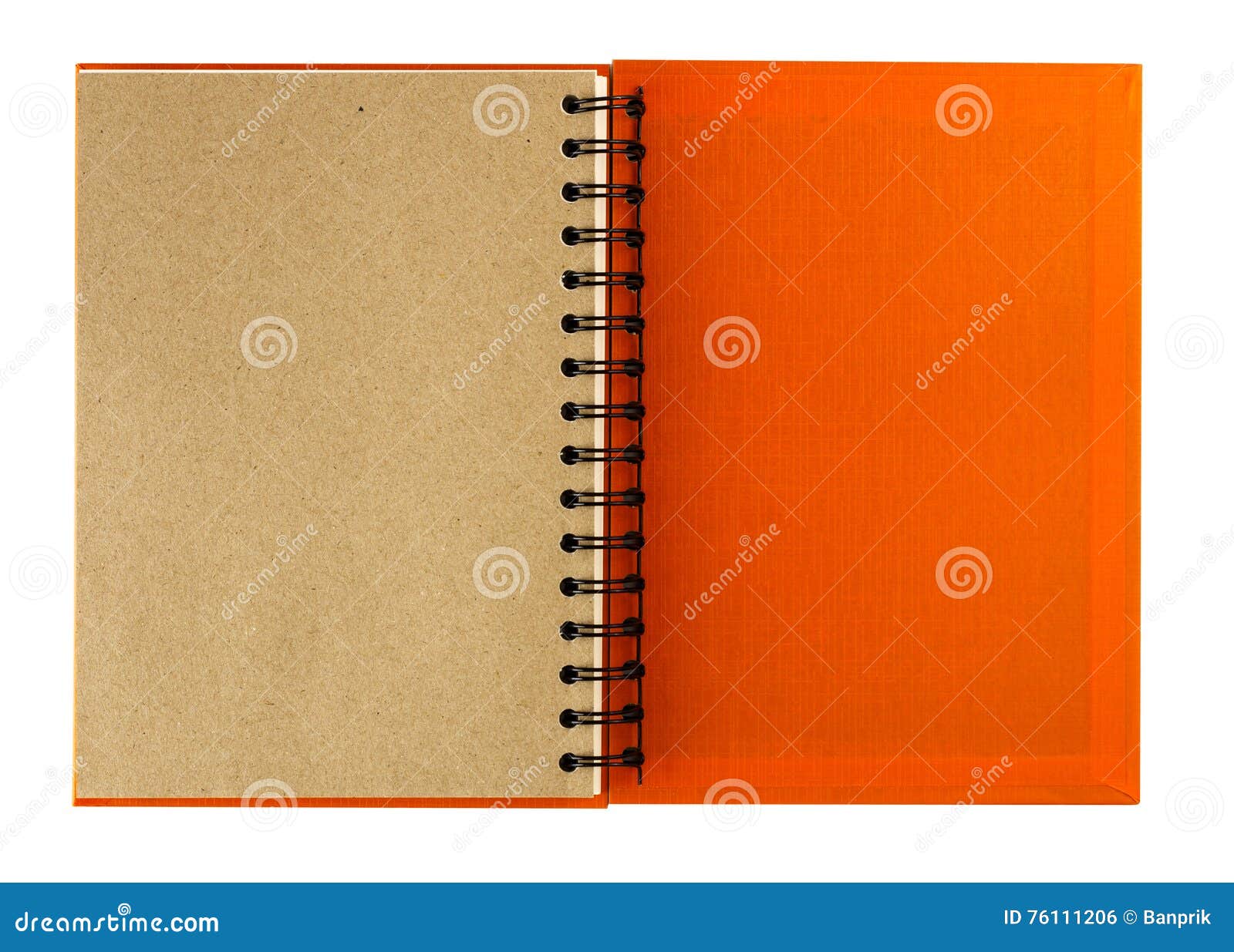 Open Notebook Isolated on White Stock Photo - Image of school, page ...
